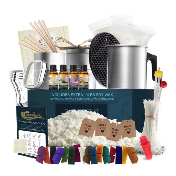 Quality Aromatherapy DIY Candle Making Kit Large Scented Soy Candles Full Beginners Set for sale
