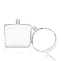 China Empty 100ml Luxury Round Square Clear Glass Reed Diffuser Bottle for sale