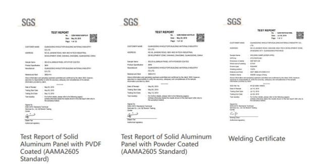 1.2-6mm Aluminum Solid Panel For Building Decorative Material 4