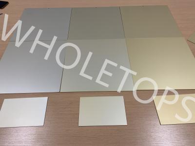 China Metallic Anodized Solid Aluminum Cladding Panel 4.0mm Fire Resistance Te koop