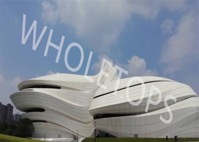Cina White Color PVDF Coating Hyperbolic Aluminum Panel For Curtain Wall in vendita