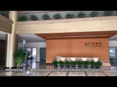Fireproof  4.5MM Aluminum Column Cladding Wall Aluminum Sheet  Width 1220mm