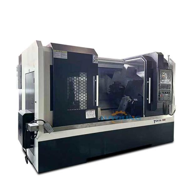Quality High Precision Slant Bed Lathe 1000mm TCK56 CNC Turning Center With Hydraulic for sale