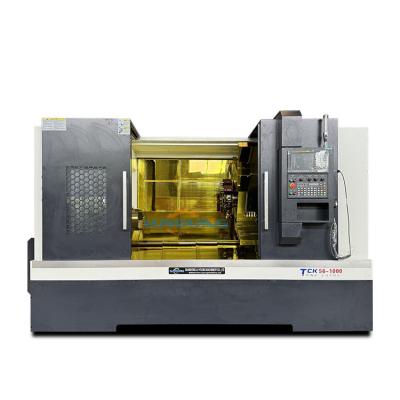 China Higher Accuracy Cnc Turning Center TCK56 1000mm Slant Bed Machine for sale