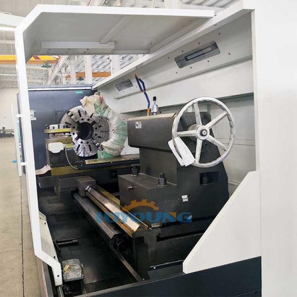 Quality QK1327 Cnc Pipe Threading Machine Flat Bed Lathes High Precision for sale