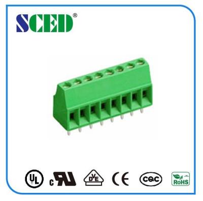 Cina 12 passo elettronico 2.54mm del connettore PA66 del blocchetto terminali del PWB di verde di Pali in vendita