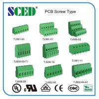 China Right Angle Wiring PCB Terminal Block 300V 10A for Frequency Converters for sale