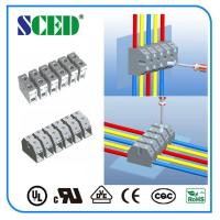 China 2-16 Pole Panel Mount Terminal Block 600V 85A Single Level Screw Connector for sale