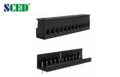 China 5.08mm Male Female Plug In Terminal Block 300V 8A 2P - 24P For Servo Drive for sale