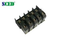 China Electrical Feed Through Terminal Block Connectors 85A Brass Perforation Panel Mount 600V 16mm2 for sale