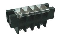 China 21mm 180A Panel Mount Feed Through Terminal Block with Plastic Cover 600V for sale