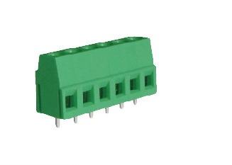 Chine 5.08mm Pitch PCB Screw Terminal Block 300V 10A M3 2-24 Poles Green Color à vendre
