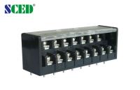 China Double Level Barrier Terminal Block 300V/15A with 2.5mm² Capacity and UL94 V-0 Rating for sale