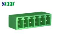 China 3.81mm Pitch PCB Pluggable Terminal Block Connector 300V 8A 2P-22P with Header for sale