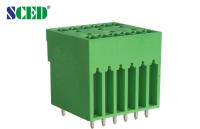 China 3.81mm Double Levels Pluggable Terminal Block Header Male Socket 300V 8A 2P-22P PCB for sale
