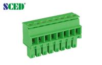 China Female Sockets Pluggable Terminal Block Connector 3.81mm 300V 8A 2P-22P PCB for sale