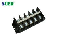 China PCB Panel Mounted Terminal Block 2P to 24P High Voltage 600V 20A UL94 V-0 for sale