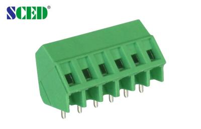단 하나 갑판 피치 5.08mm PCB 나사식 터미널 구획 300V 10A 2P-24P 12-26 AWG