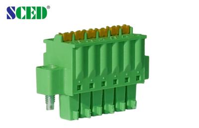 녹색 2P - 20P Pluggable 끝 구획, 피치 3.50mm는 끝 구획을 연결합니다