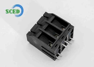 China 600V PA66 10.16mm 57A Spring Terminal Block met Messing Clamp Cage φ1.8 -40C- 105C Te koop