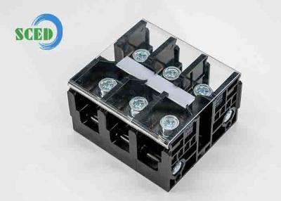 中国 高電流ターミナルブロックコネクタ カバー 2/0-20AWG 27.00mm 600V 200A 販売のため