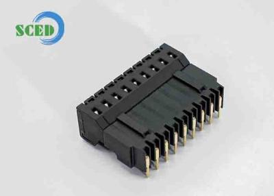 Cina Bollino terminale di rame maschio con spina 5.00mm 300V 14.5A per progettazione flessibile PA66+25%GF in vendita