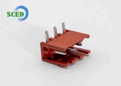 Cina Passo 5.00mm 300V 18A 2-22P Connettore maschio per morsettiere rosse innestabili PCB in vendita