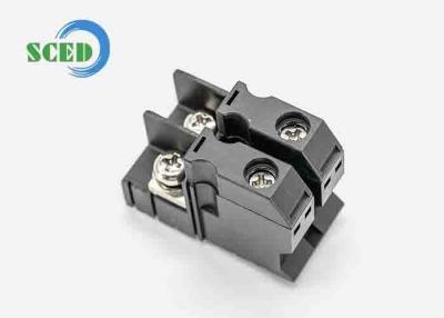 China 30A Rated Current Feed Through Terminal Block with Screw Connection Type and 16mm2 Rated Connecting Capacity for sale