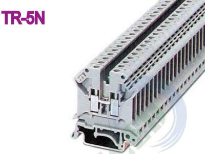 China Distribución del poder de género femenino Simplificada con 10/0.4 mm/in longitud de la banda Din Bloques de terminales ferroviarios en venta