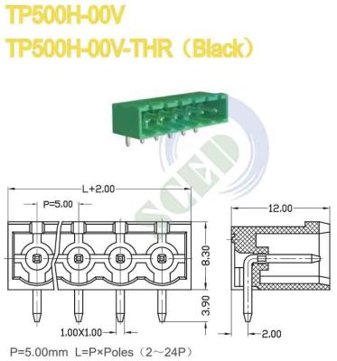 China Gold Flash Coated Terminal Block Connector for 10A Female Connections for sale