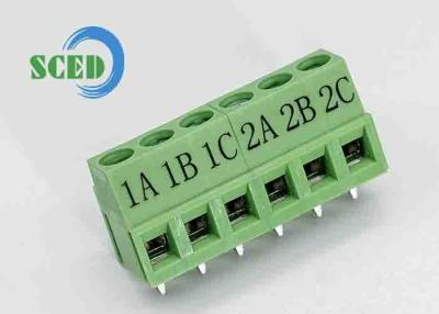 China Push-in Screwless Terminal Block for Wire Connection No Abnormal Within 1 Minute Rated Surge Voltage for sale