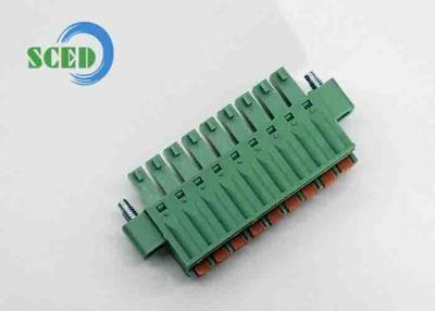 China 18A Current Rating Pluggable Terminal Block with Polyamide PA66 Housing and 150V Voltage for Reliable Electrical Connectivity for sale