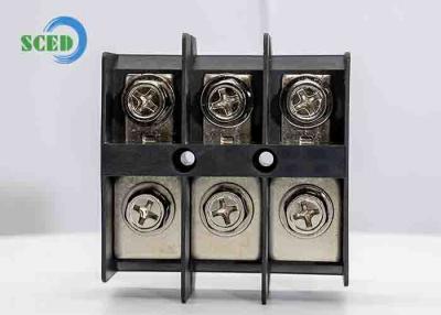 China Polyamide Housing High Current Terminal Block with 200A Current Rating and Screw Clamp Connection for Power Distribution for sale