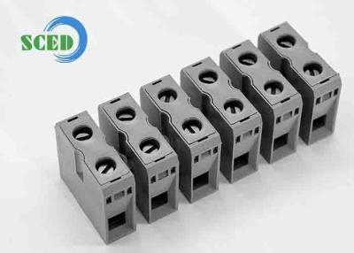 China Rated Surge Voltage No Abnormal Within 1 Minute Gray Through Panel Terminal Blocks Providing Electrical Connections for Industrial for sale