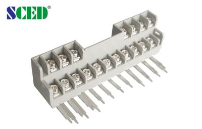 중국 15A 18 x 2P 7.62mm 방벽 끝 구획 피치 힘 14 - 24 AWG 판매용