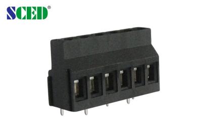 China Lance 5.08mm 300V 10A 2P - tipo do Euro do bloco terminal de parafuso do PWB 24P que levanta a série à venda