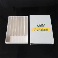 China Black Customized Child Resistant Paper Box for sale