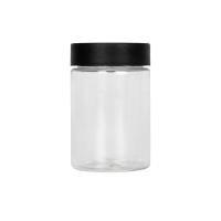 China Airtight Plastic Weed Jar with Child Proof Cap PET Plastic  Storage Container for sale