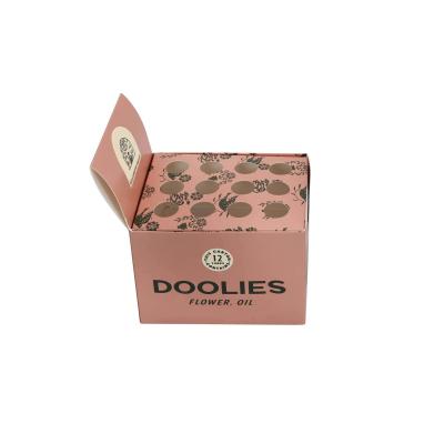 China Custom Tabletop Cardboard Display Stand Tray for Preroll Tubes for sale