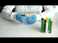 Tubos Pop Top Resistentes a Crianças Para Tubos de Cigarros Pre-Rolls Tubos Pop Top Negros Personalizados