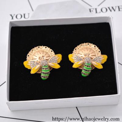 China Bees insect earring and buttons for sale