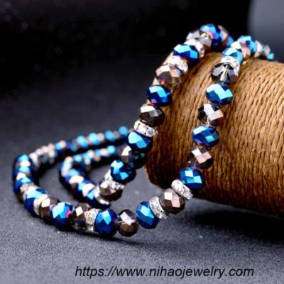 China Fashion colored beaded necklace for sale
