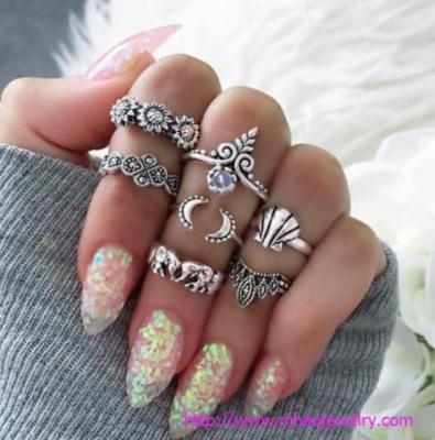 China top fashion jewelry trends Midi rings for sale
