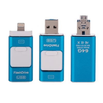 China OTG USB3.0 flash drives Pen drive 8GB16GB 32GB 64GB for iPhone 6s 5 Samsung Galaxy s5 s3 HUAWEI HTC LG PC Pendrive for sale