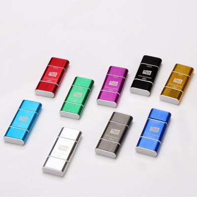 China 2 in 1 OTG Card reader USB Male To Micro USB OTG Adapter With TF/SD Card Reader For Android Smartphone Tablet for sale