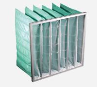 Quality Aluminum Or Galvanized Frame F5 Bag Air Filters Medium Efficiency for sale