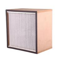 china 99.99% High Capacity Wood Frame HEPA Filter For Mashroom House