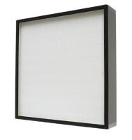 China Aluminum Frame Paper Partition Mini Pleated HEPA Filter High Efficiency for sale