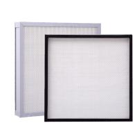 China Aluminum Frame Paper Partition Mini Pleated HEPA Filter High Efficiency for sale