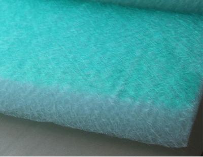 China Witgroene glasvezelfiltermedia Spray Booth Pre Air Filter media Te koop
